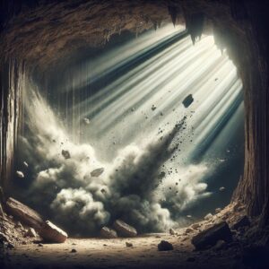 cave in の意味とは？《例文・語源・使い方を徹底解説》 | 日々、読書日和