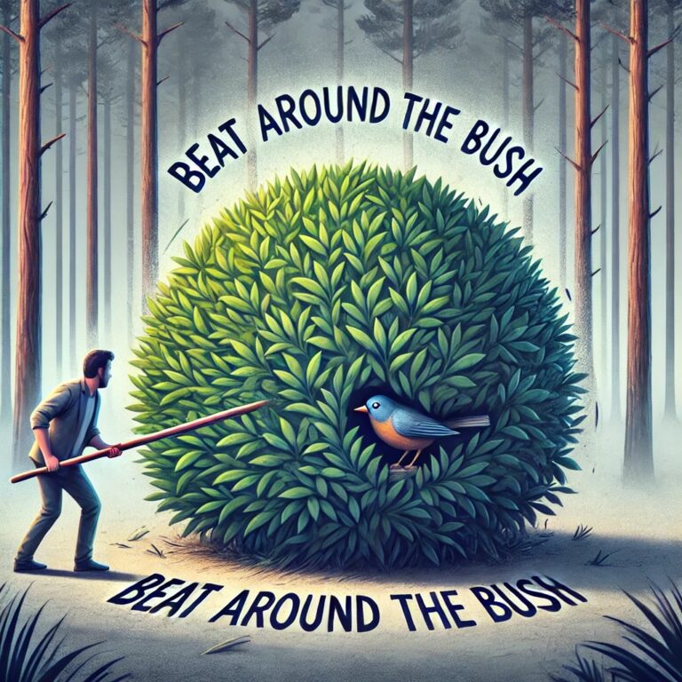 beat around the bush の意味とは？ 例文&イラスト付き意味解説 | 日々、読書日和