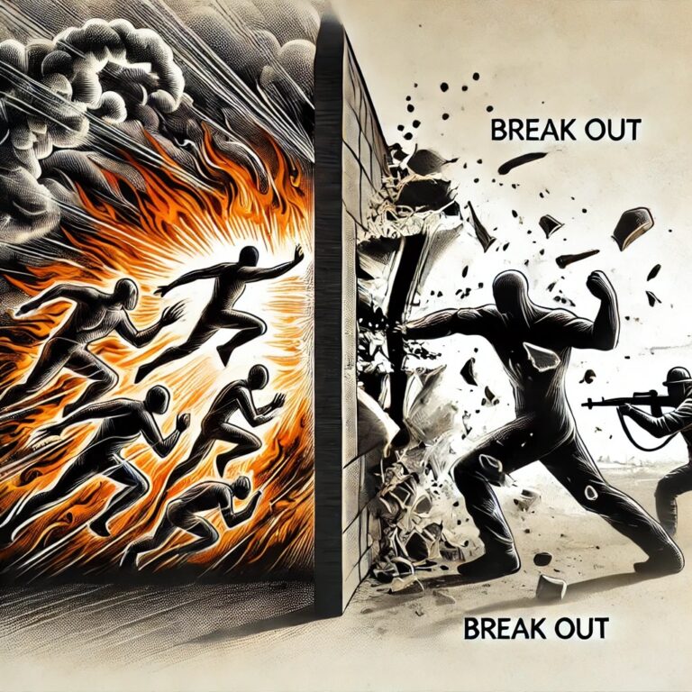 break out の意味とは？ 例文&イラスト付き意味解説 | 日々、読書日和